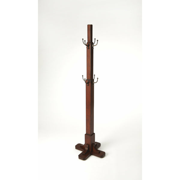 Butler Specialty Antique Cherry Coat Rack/Tree - Knac Knac